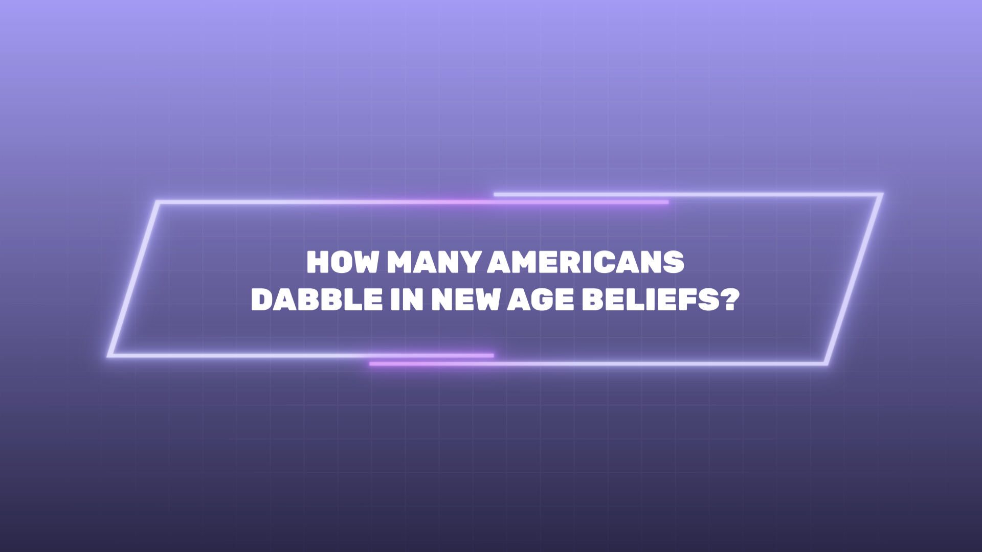 New Age America, by the Numbers