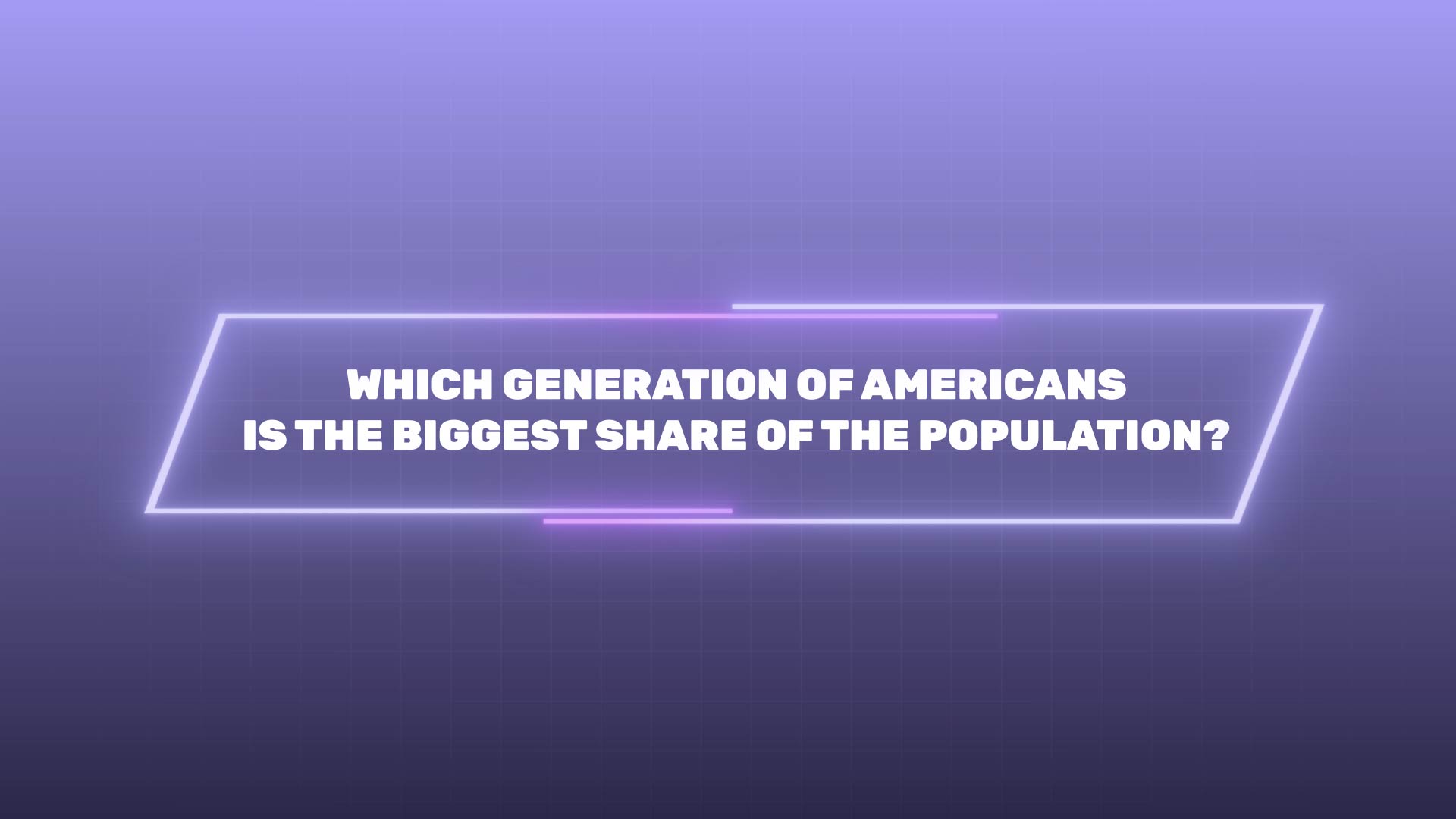 How Does America’s Population Break Down by Generation?